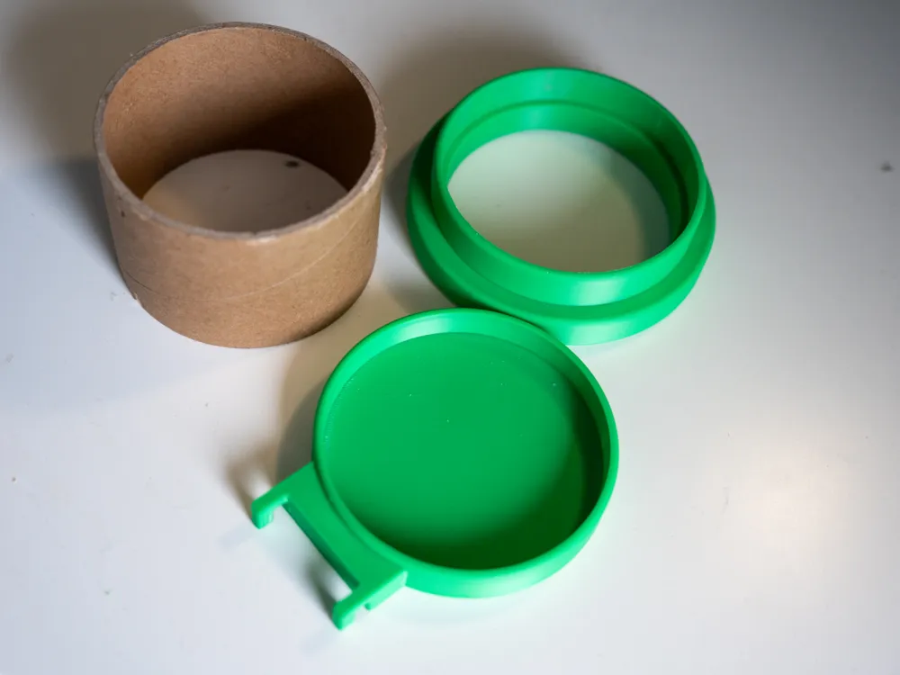 Ikea Skadis Mario cardboard spool pipe container by Anders3D - MakerWorld