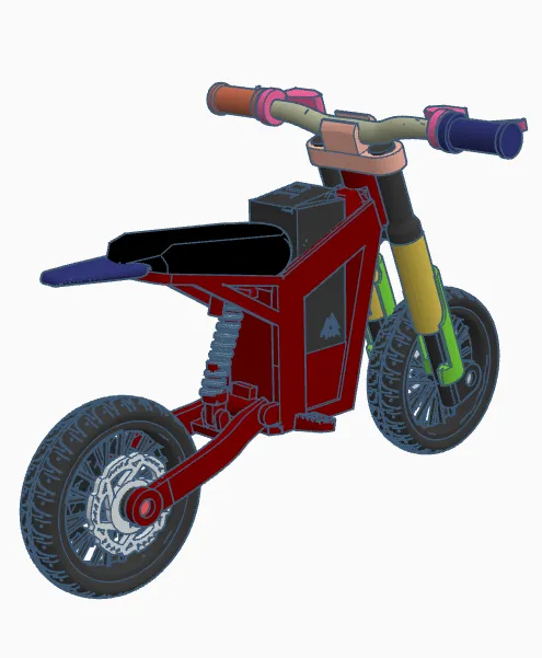 Mini Tuttio Soleil 01 (Electric Dirt Bike) - Free 3D Print Model ...