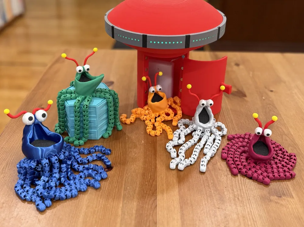 YipYip Family: Outrageous Orange Edition - Free 3D Print Model - MakerWorld