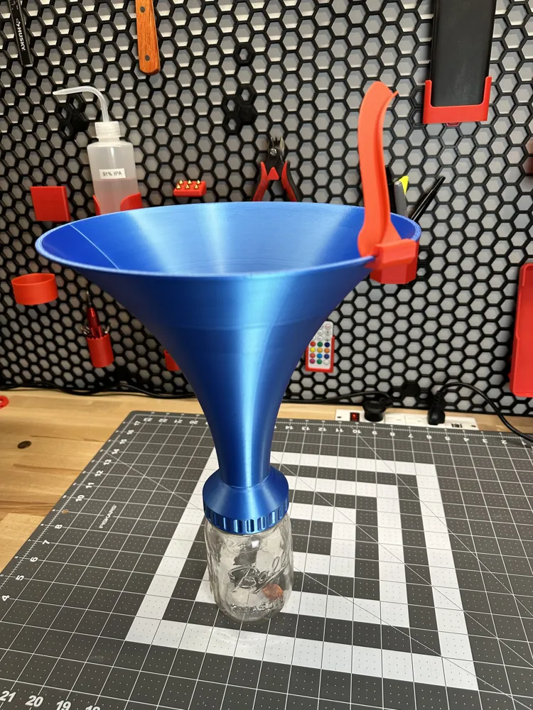 Jumbo Coin Vortex Mason Jar Lid Remixed by Brad - FTBT 3D - MakerWorld