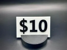 Price Tag Signs (Two Color) by Geek Genius Collective - MakerWorld