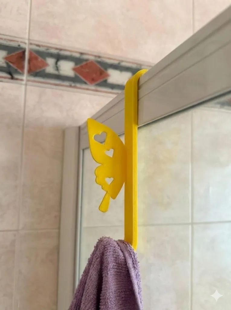BUTTERFLY TOWEL HOLDER - Free 3D Print Model - MakerWorld