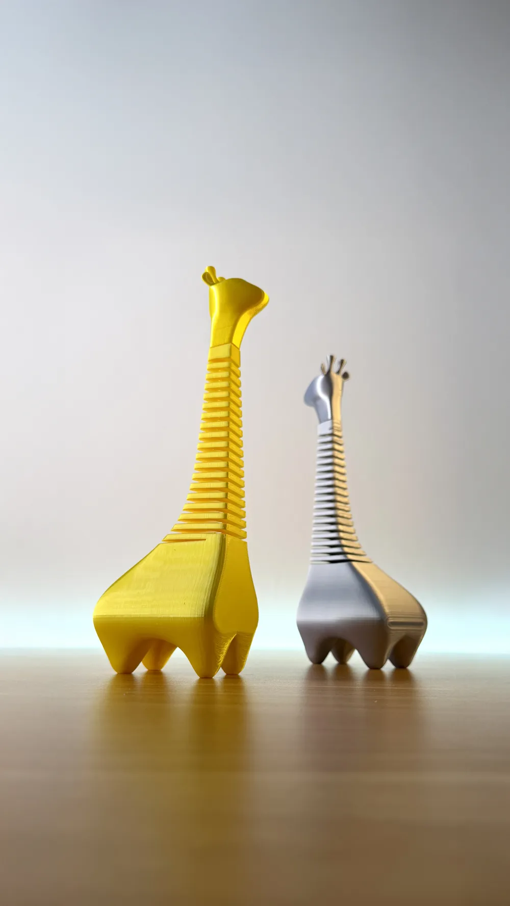 Springy Cute Giraffe V2 Free 3d Print Model Makerworld
