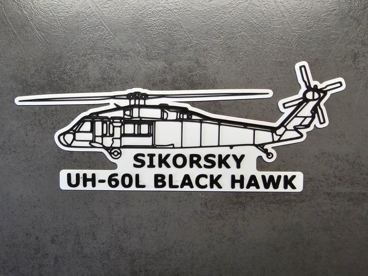 Sikorsky UH-60L Black Hawk – Kostenloses 3D-Druckmodell – MakerWorld