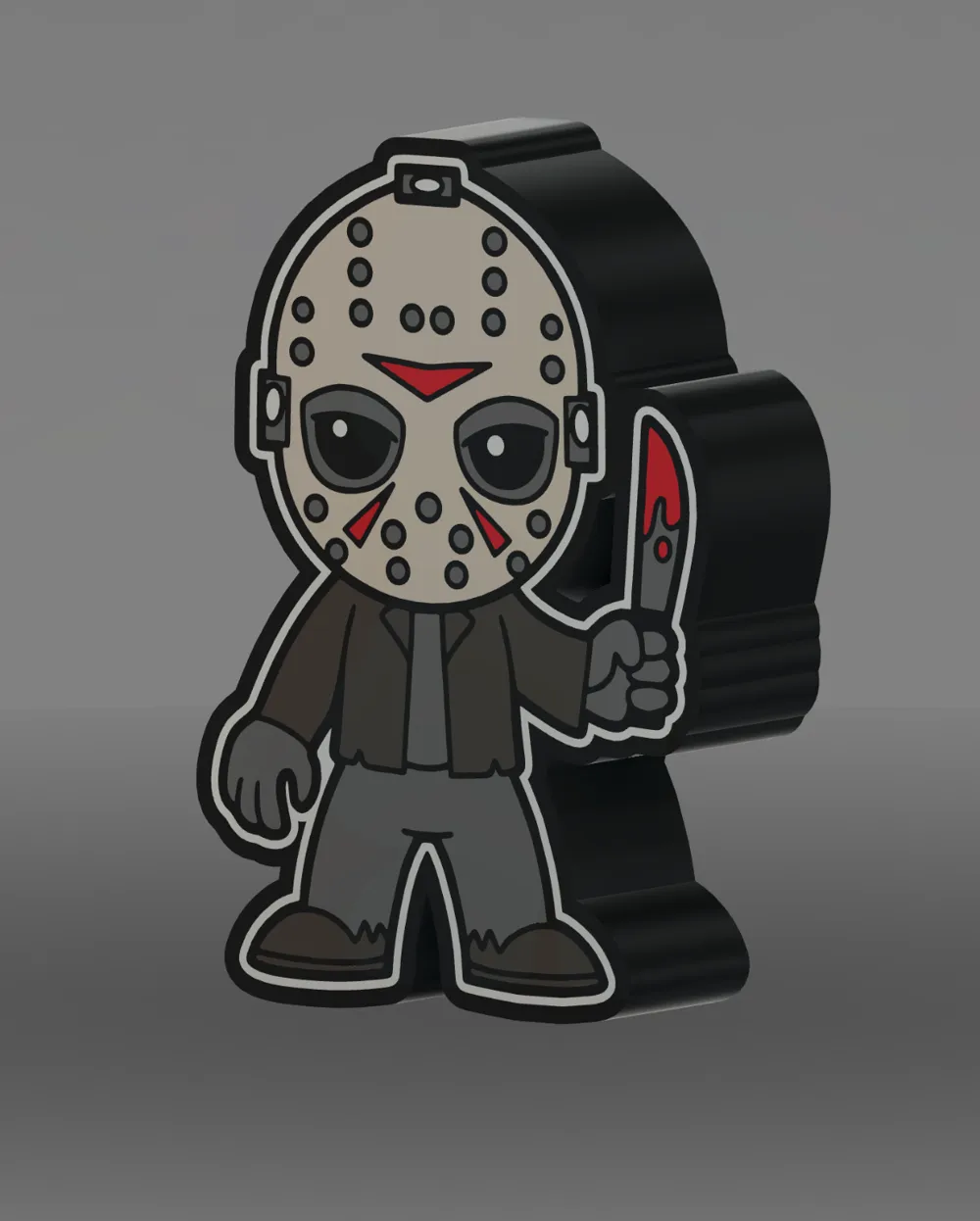 Jason LED Light Box | Halloween | 3D Printed by Bearded Dad Designz ...
