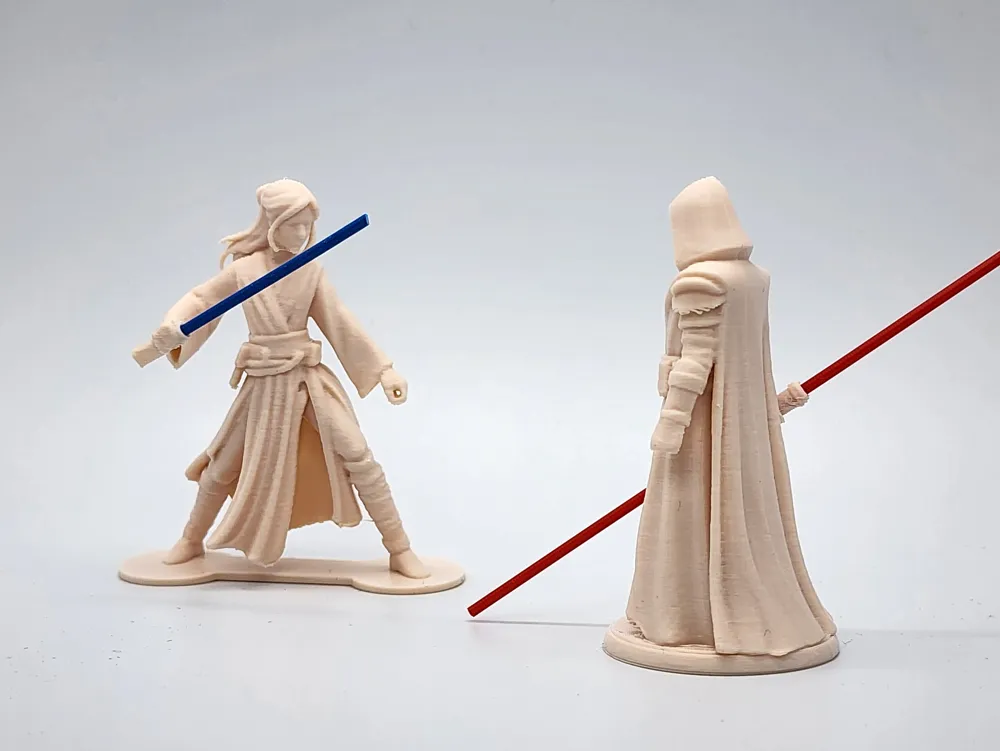 Female Jedi Miniature 2 w/Filament Lightsaber by Triple G Workshop ...