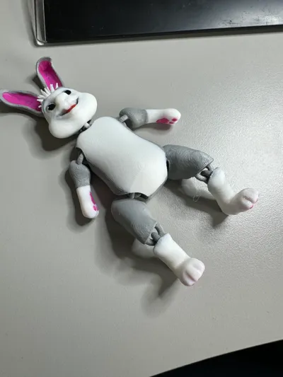 Articulated and flexible bunny rabbit by Kugelmann - MakerWorld