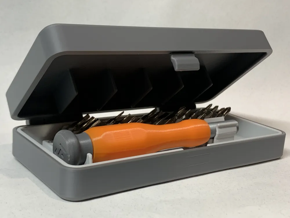 Precision Screwdriver Case (20 Pcs Bit Storage) - Free 3D Print Model ...