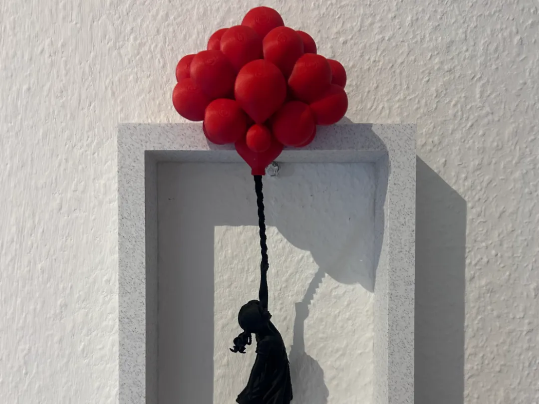 Floating Balloon Girl - Banksy Inspired Art - Free 3D Print Model ...