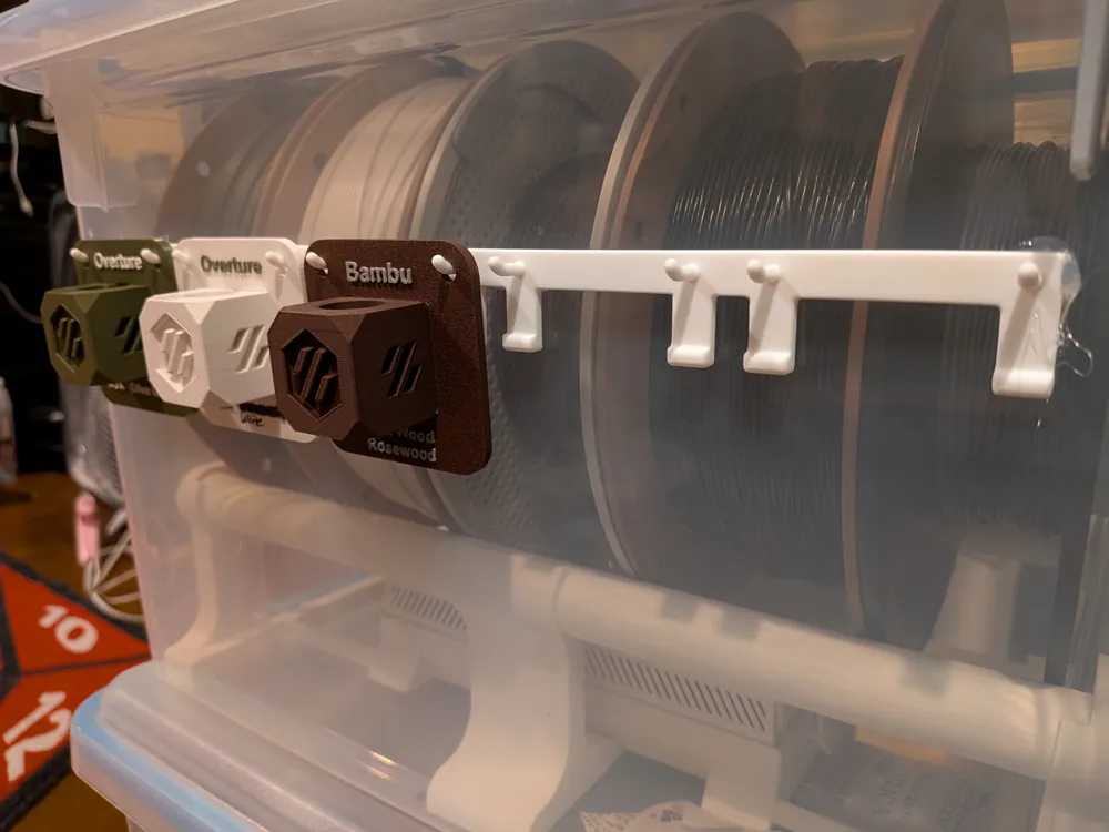 Tridimensional Filament Swatch Hanger by Rein MakerWorld: Download Free ...