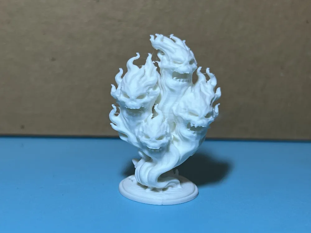 D&D Four-Headed Fire Elemental Flame Monster by Crossel MakerWorld ...