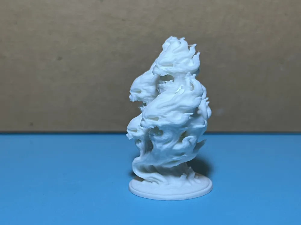 D&D Four-Headed Fire Elemental Flame Monster by Crossel MakerWorld ...