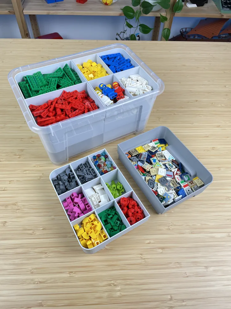 IKEA Samla shallow inserts for plastic bricks by Tiago Catarino ...