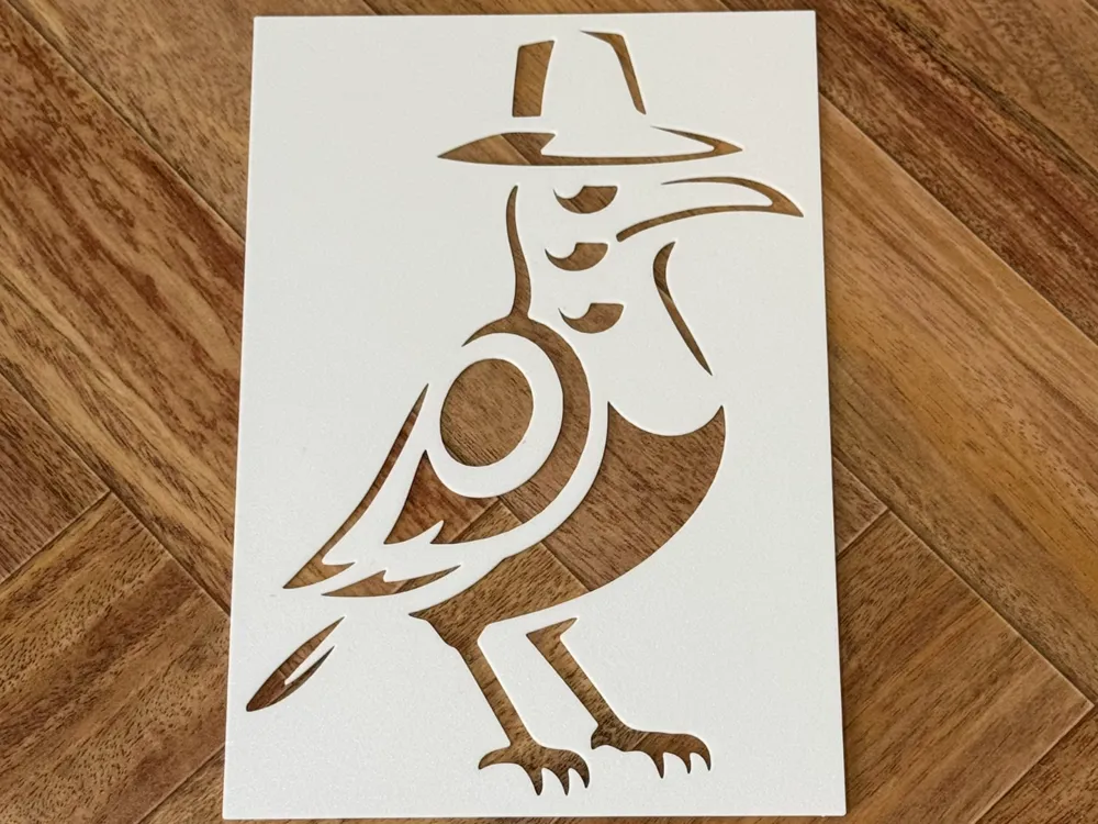 K-Pop Demon Hunters Magpie Pumpkin Craft Stencil - Free 3D Print Model ...