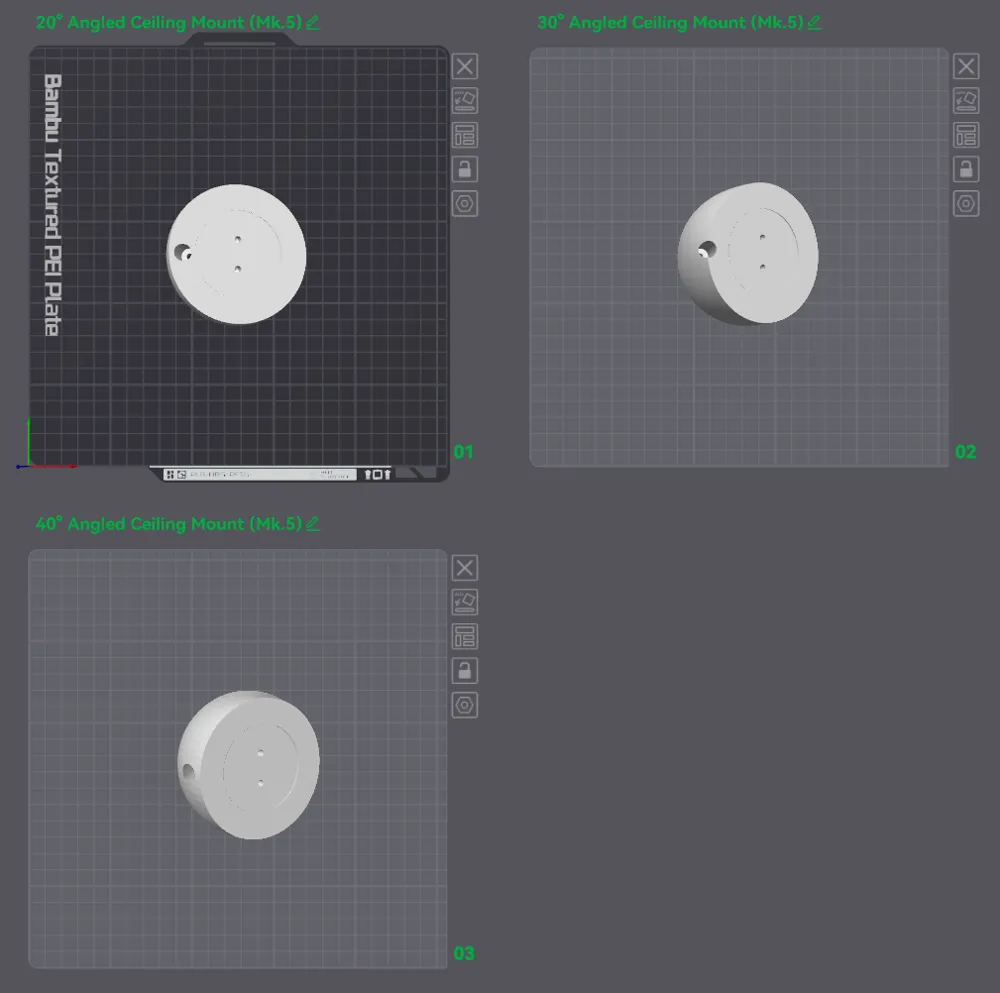 Reolink E1 Angled Ceiling Mount by armand_velten - MakerWorld