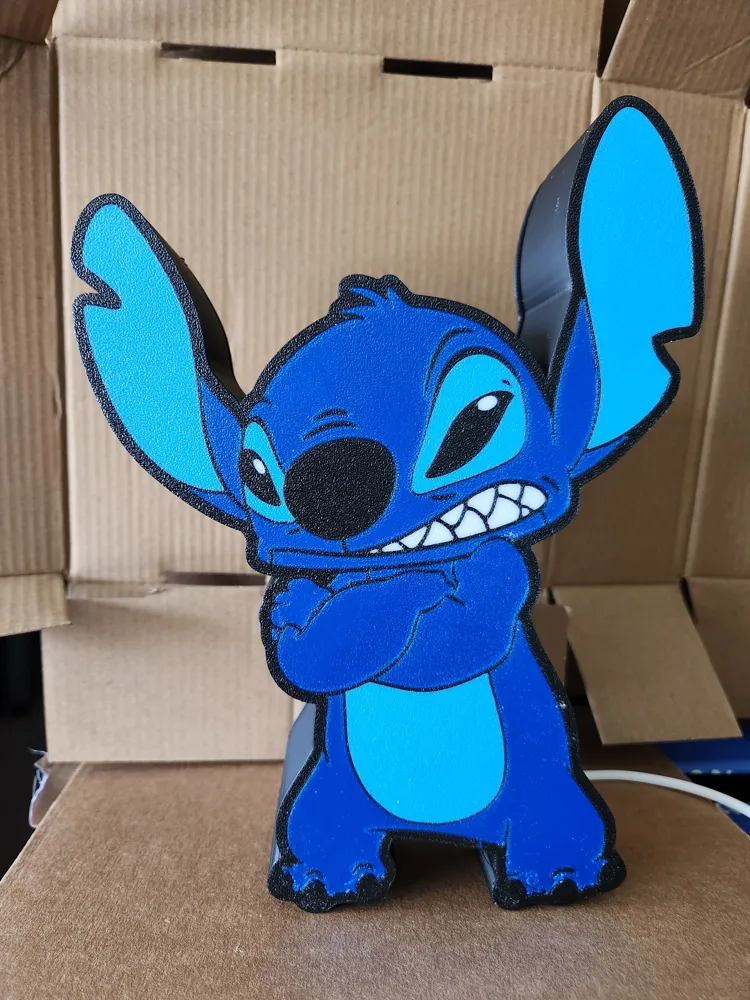 Angry-Stitch Lightbox - Free 3D Print Model - MakerWorld