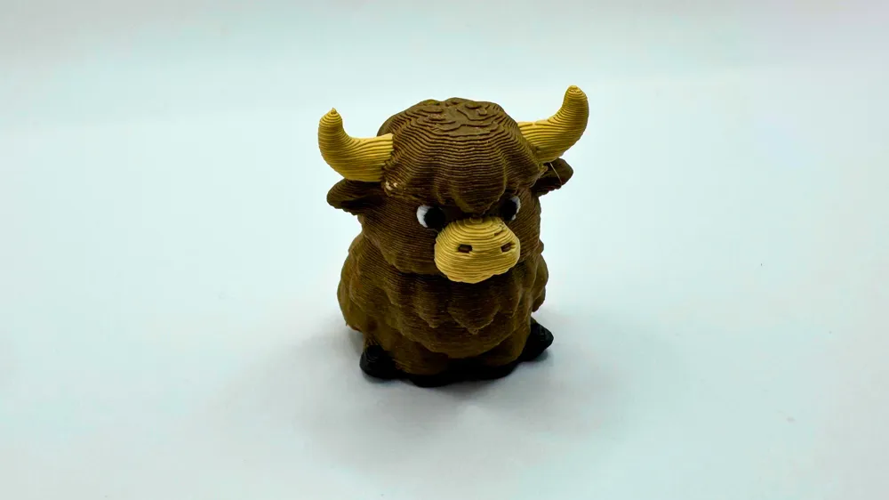Bumblehoof the Highland Cow – Keychain + Toy - Free 3D Print Model ...