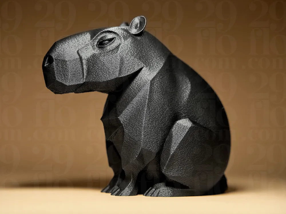 Cute Geometric Capybara by 29FLO MakerWorld: Download Free 3D Models