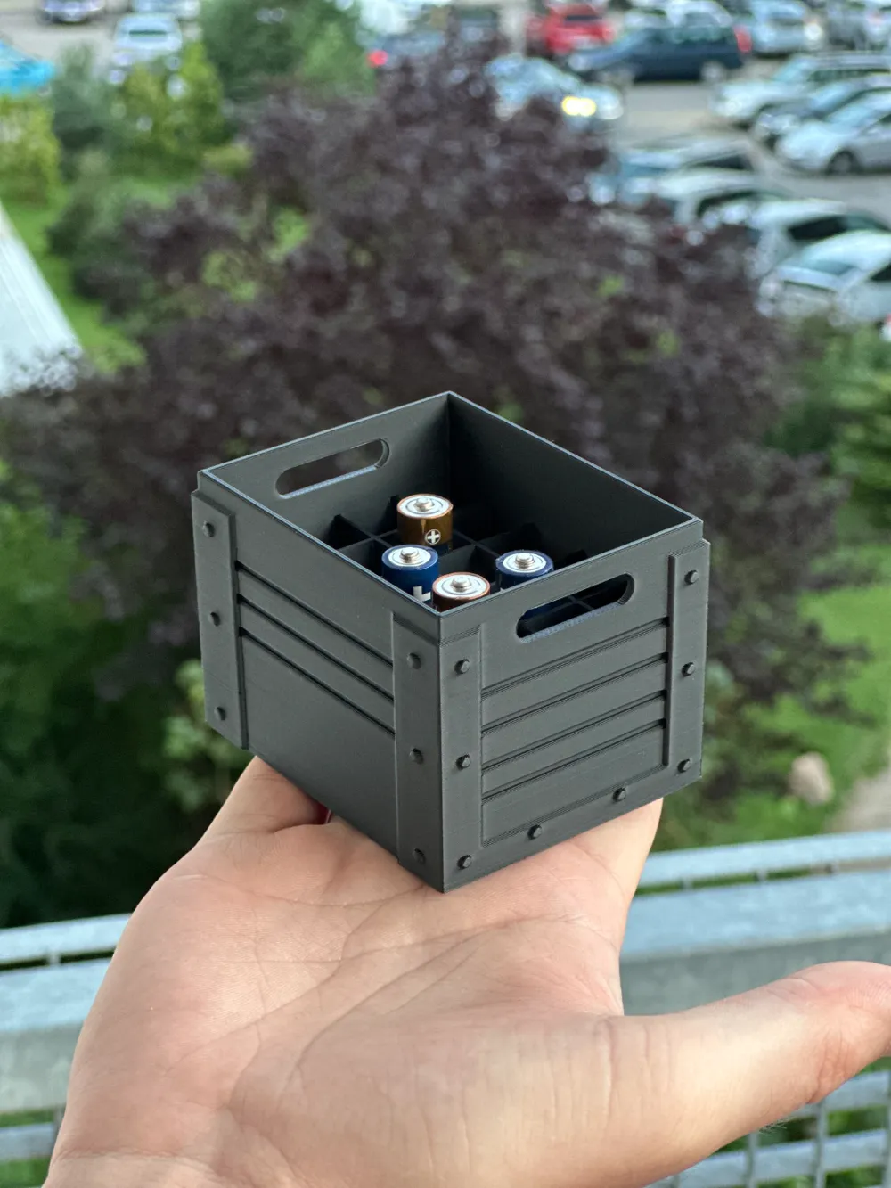 AA/AAA Battery Crate by GiantSerpent - MakerWorld