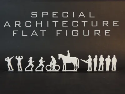 Special flat figures of people to scale by The_Gigio MakerWorld ...