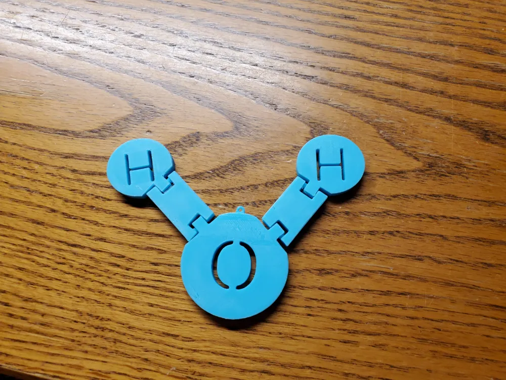 Flexi-Molecule Water (H2O) by SmokingFlash - MakerWorld