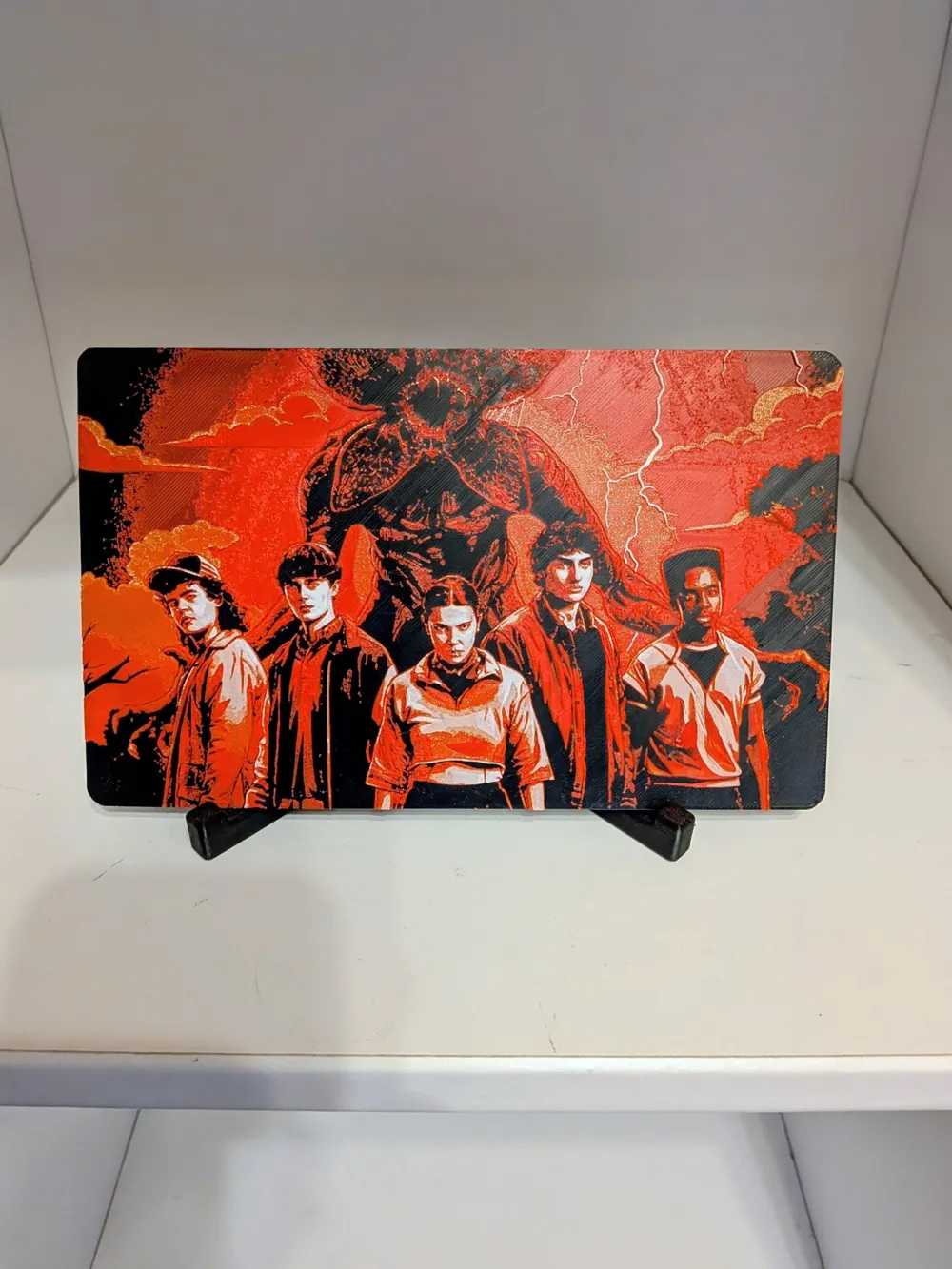 霍金斯之战：怪奇物语 HueForge - 免费 3D 打印模型 - MakerWorld