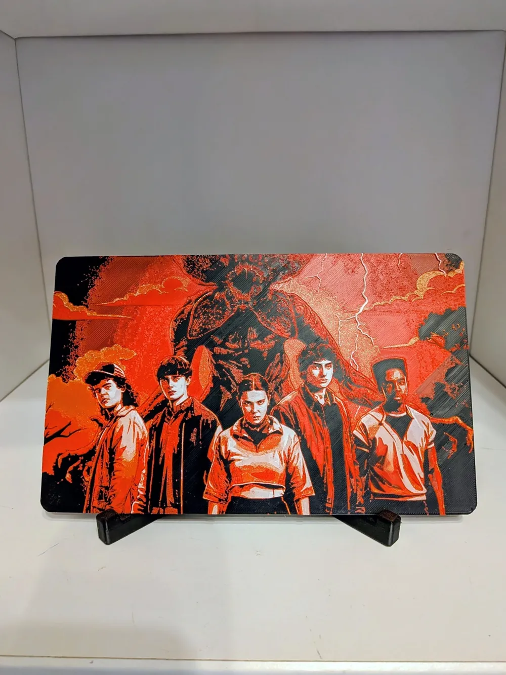 霍金斯之战：怪奇物语 HueForge - 免费 3D 打印模型 - MakerWorld