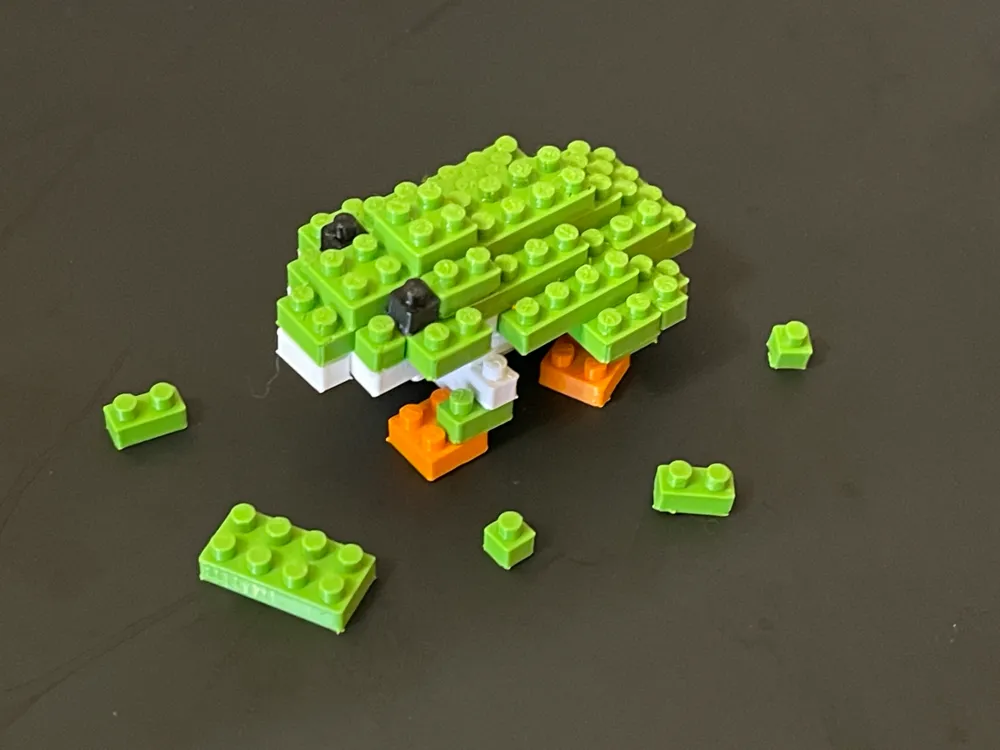 Nanoblock FROG 60 pieces building block toy by ToyMania MakerWorld ...