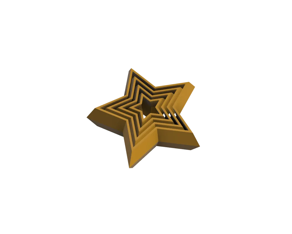 Mini Fidget Star by Little Mac Designs - MakerWorld