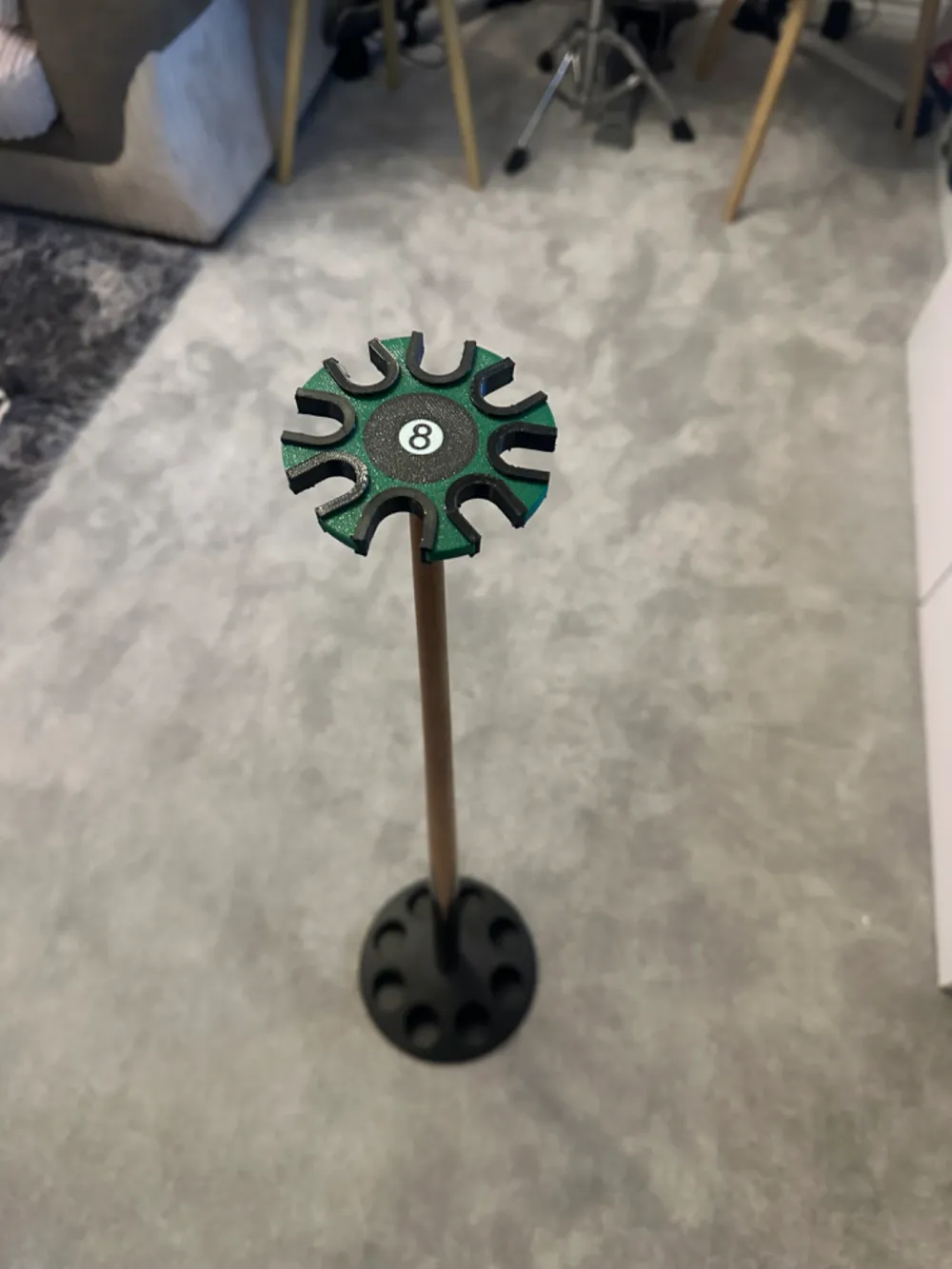 Pool cue holder (holds 8 cues) by Sam.Bo MakerWorld: Download Free 3D ...
