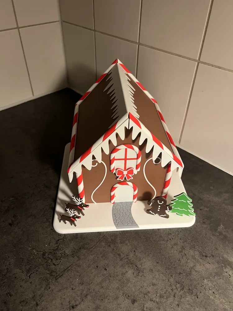Gingerbread Cane House - Christmas Decoration - Free 3D Print Model ...