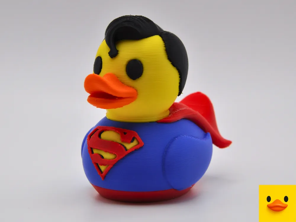 Superman Duck by The Duck Vault MakerWorld: Download Free 3D Models