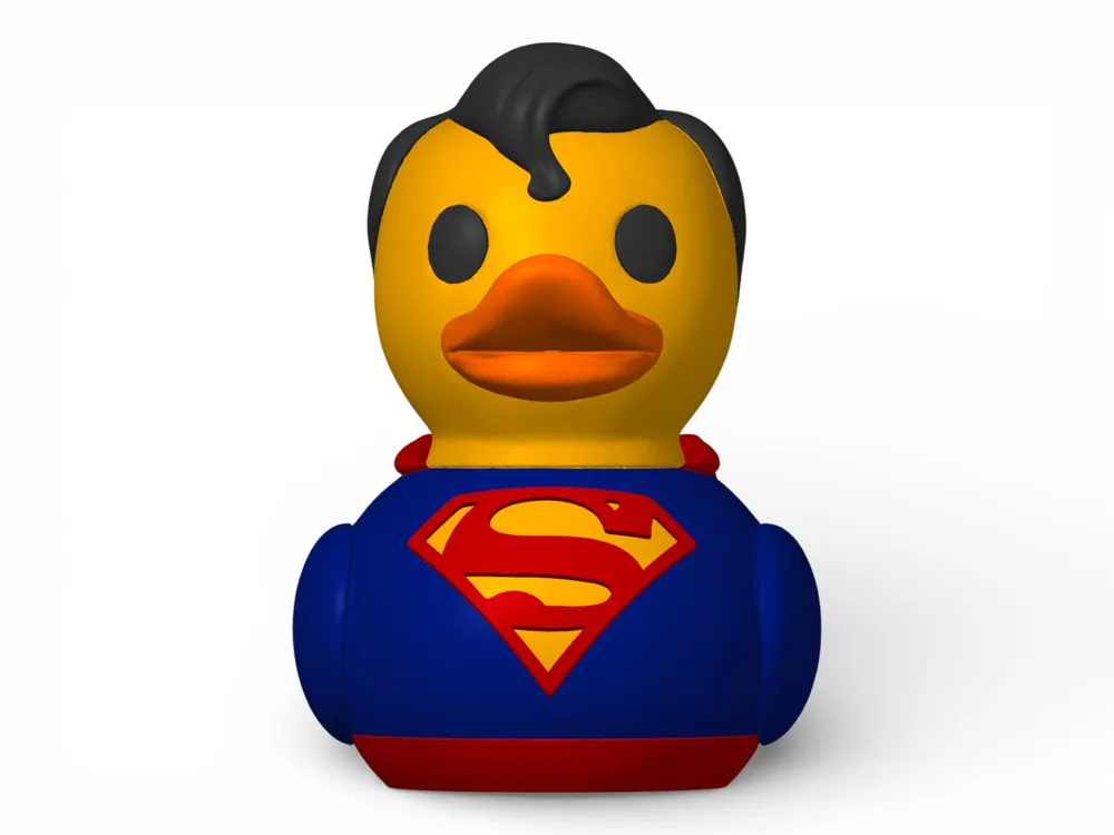 Superman Duck - Free 3D Print Model - MakerWorld