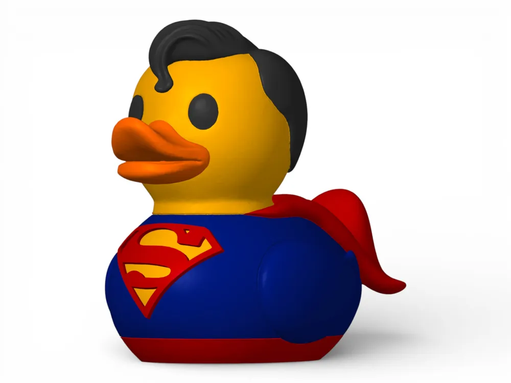 Superman Duck - Free 3D Print Model - MakerWorld