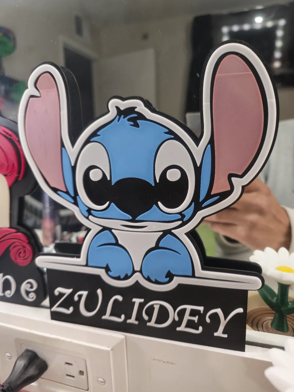 Customize Stitch name plate - Free 3D Print Model - MakerWorld