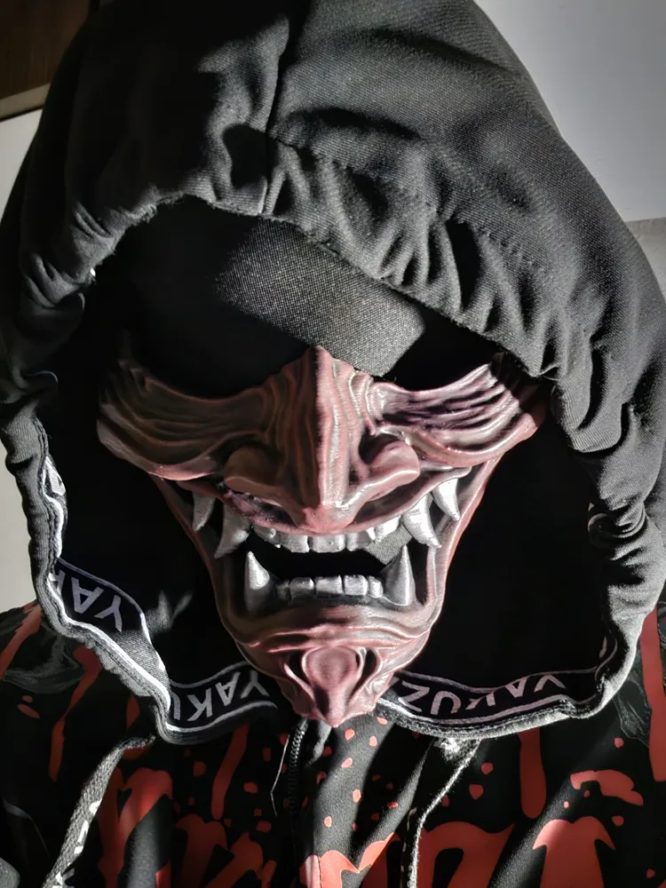 Samurai Oni Mask #04 by ONI.FORGE MakerWorld: Download Free 3D Models