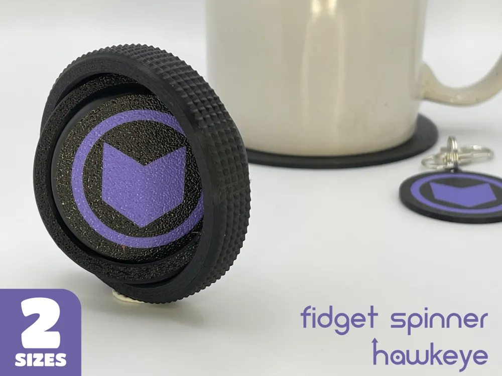 Hawkeye Marvel Fidget Spinner by MalcTheOracle - MakerWorld