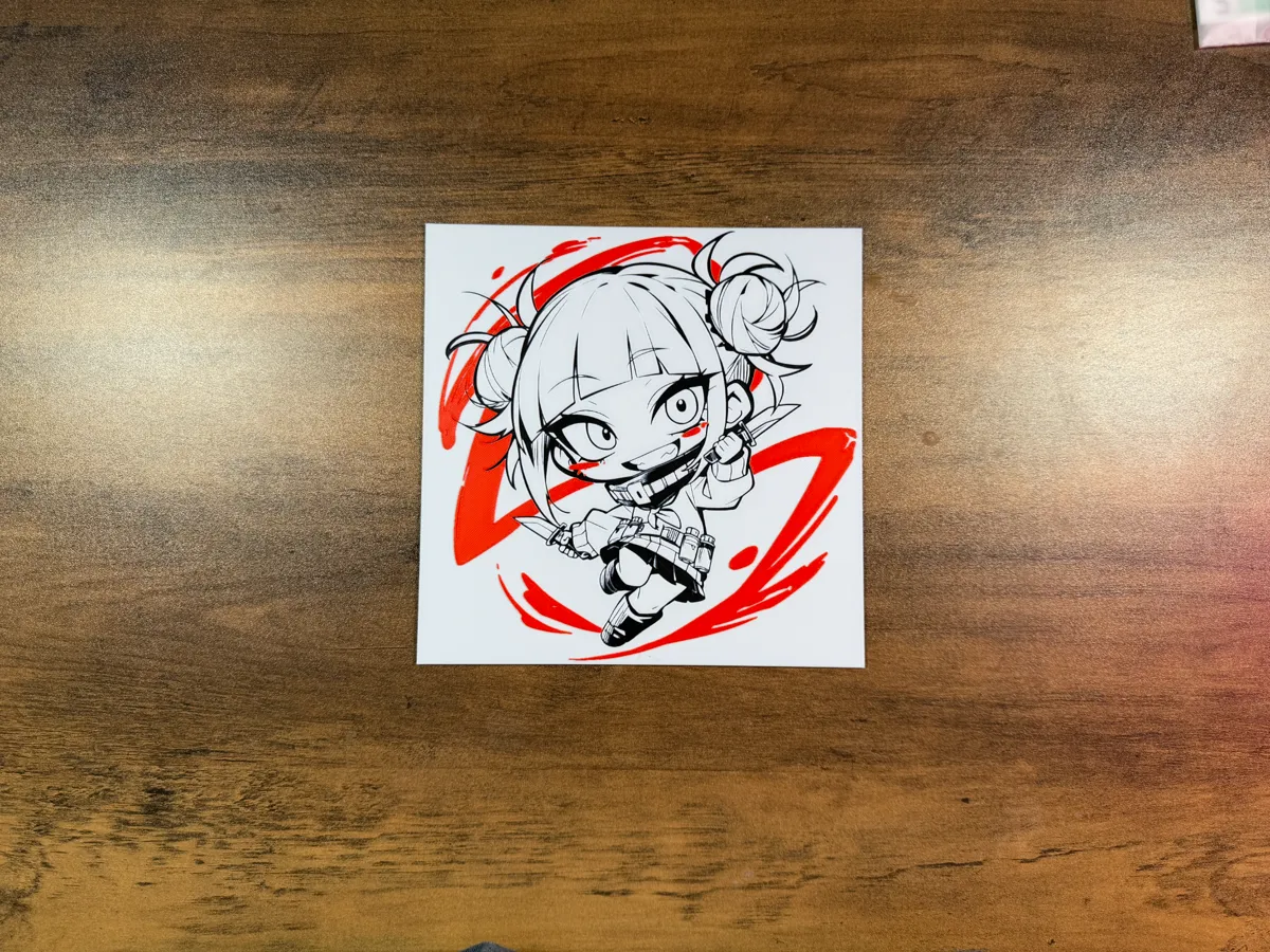 Chibi Toga | Playful High-Contrast HueForge Poster - Free 3D Print ...