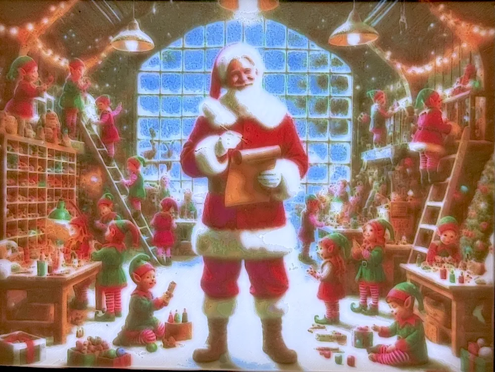 Santas Workshop Lithophane by GregR - MakerWorld