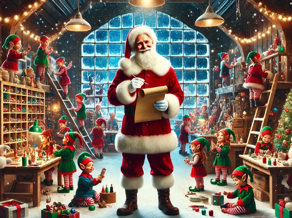 Santas Workshop Lithophane by GregR - MakerWorld