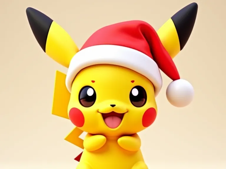 Santa Pikachu by JLabs3Dprinting MakerWorld: Download Free 3D Models