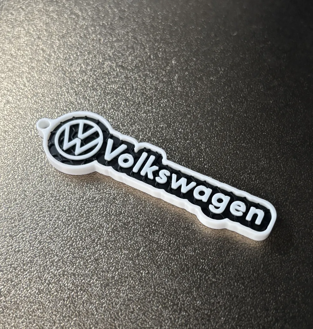 Volkswagen Keychain - Free 3D Print Model - MakerWorld