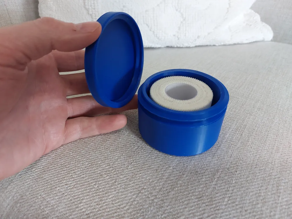 Athletic Tape Container - Free 3D Print Model - MakerWorld