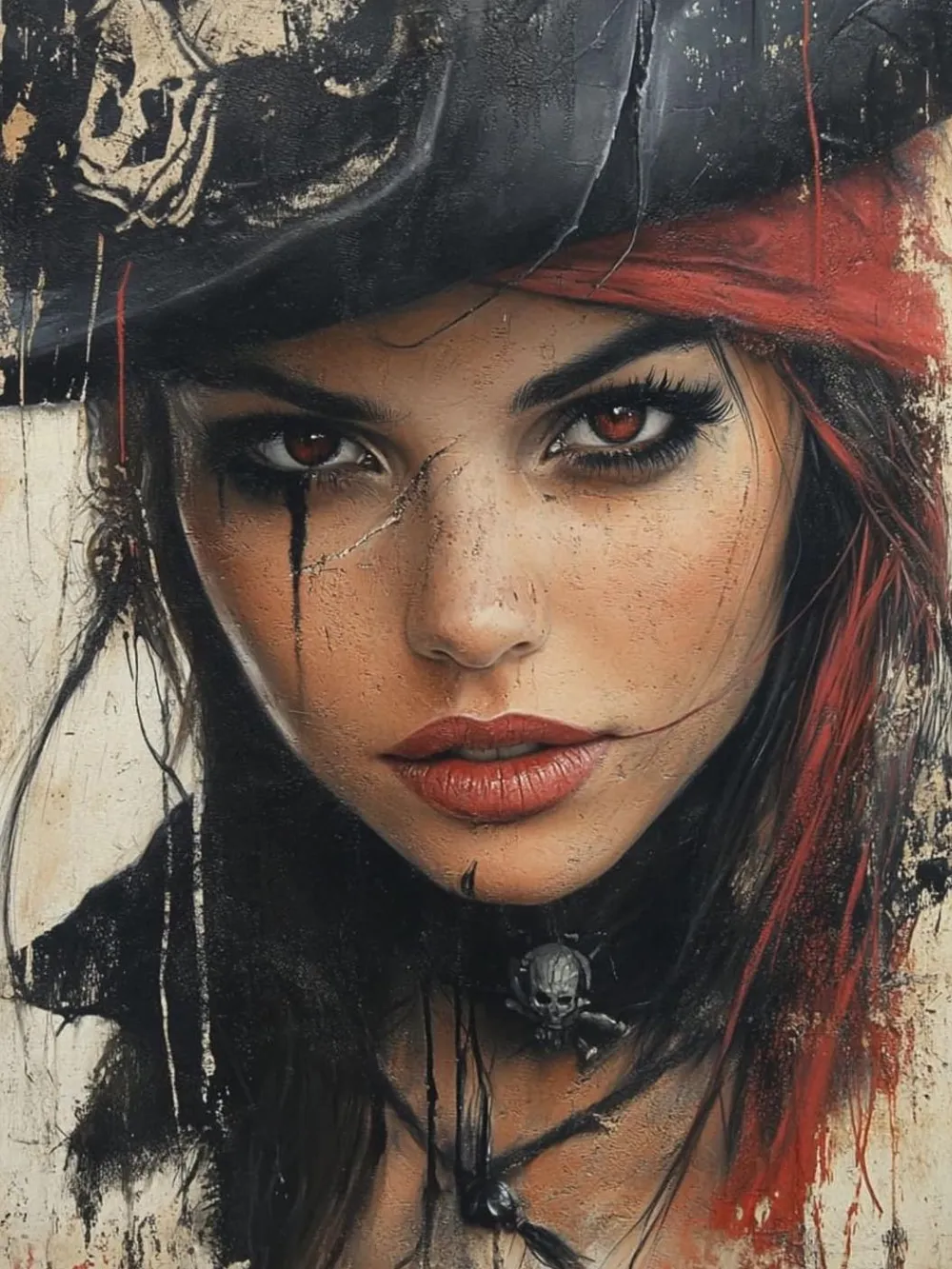 Girl /-.-) V. [pirate] HueForge by fD.667 - MakerWorld
