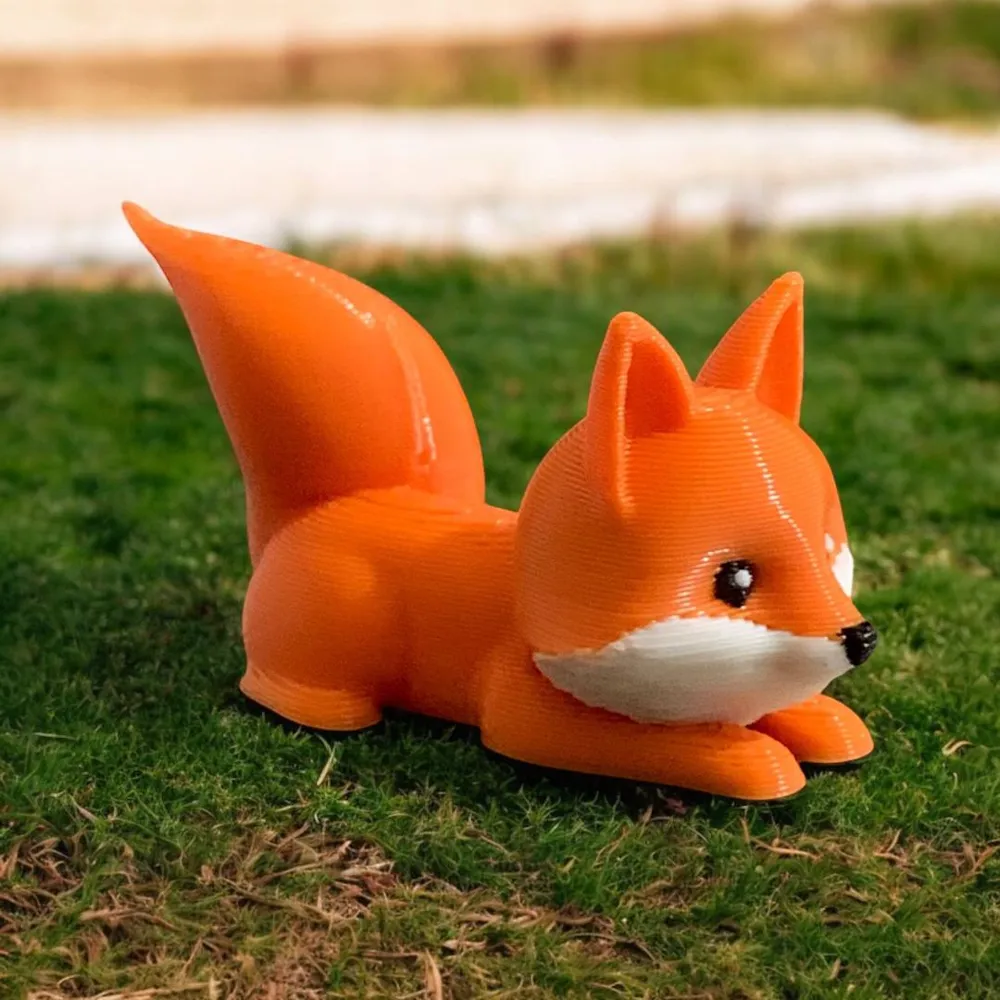 Precious miniature orange fox by Aldezo - MakerWorld