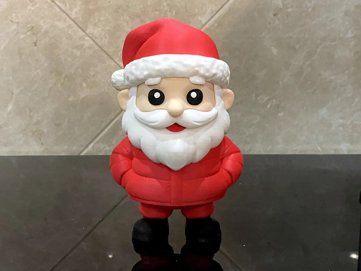 Babbo Natale Chibi con Piumino Santa Claus, parti multicolori (senza ...