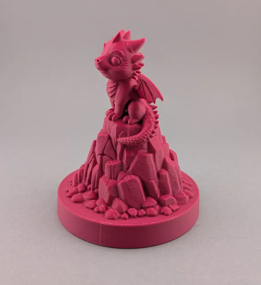 Cute Little Baby Dragon - Free 3D Print Model - MakerWorld