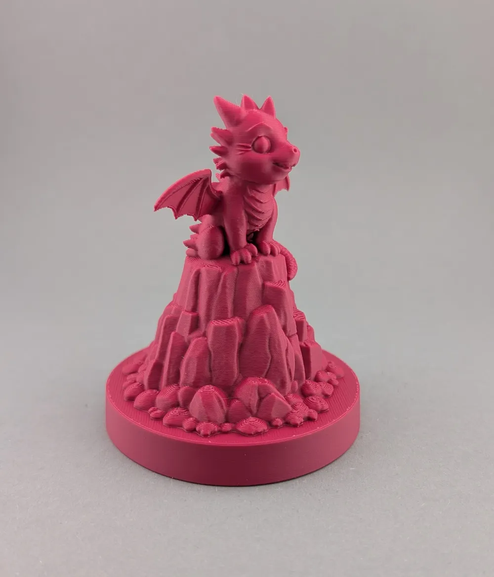 Cute Little Baby Dragon - Free 3D Print Model - MakerWorld
