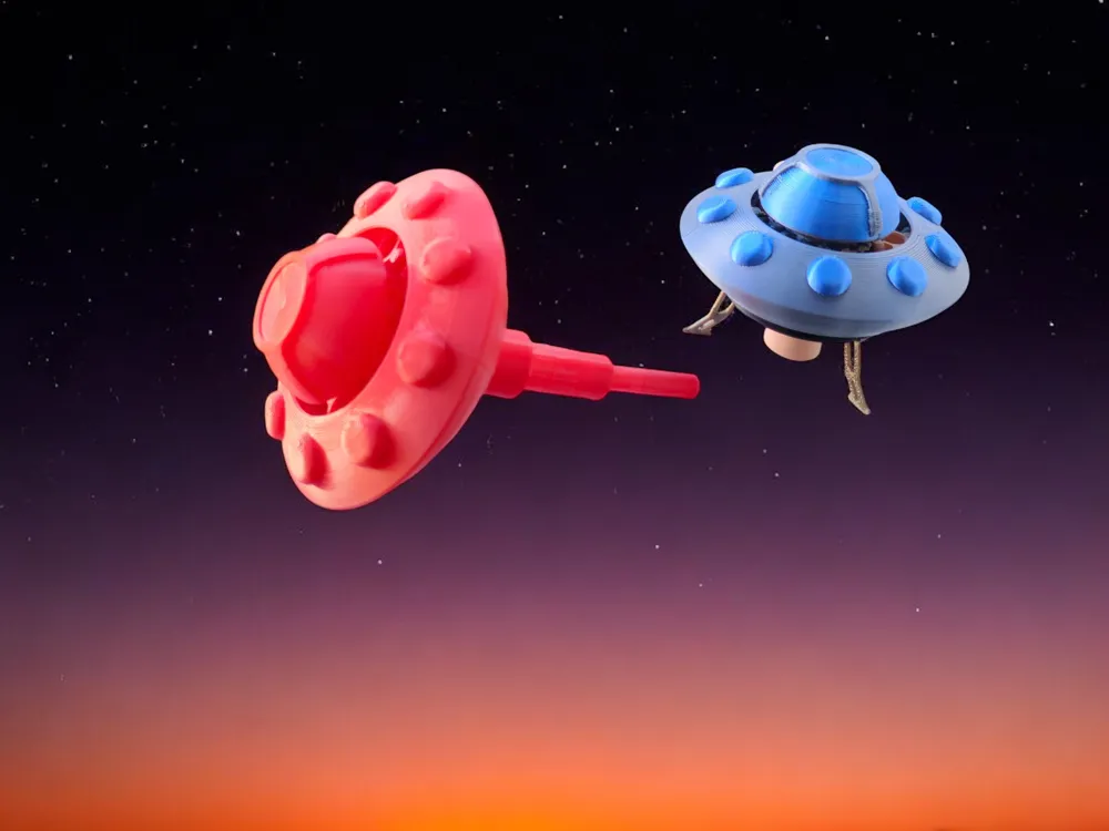 Ultimate UFO fidget. 2 Fidgets in 1 !!! by TomczukCustoms MakerWorld ...