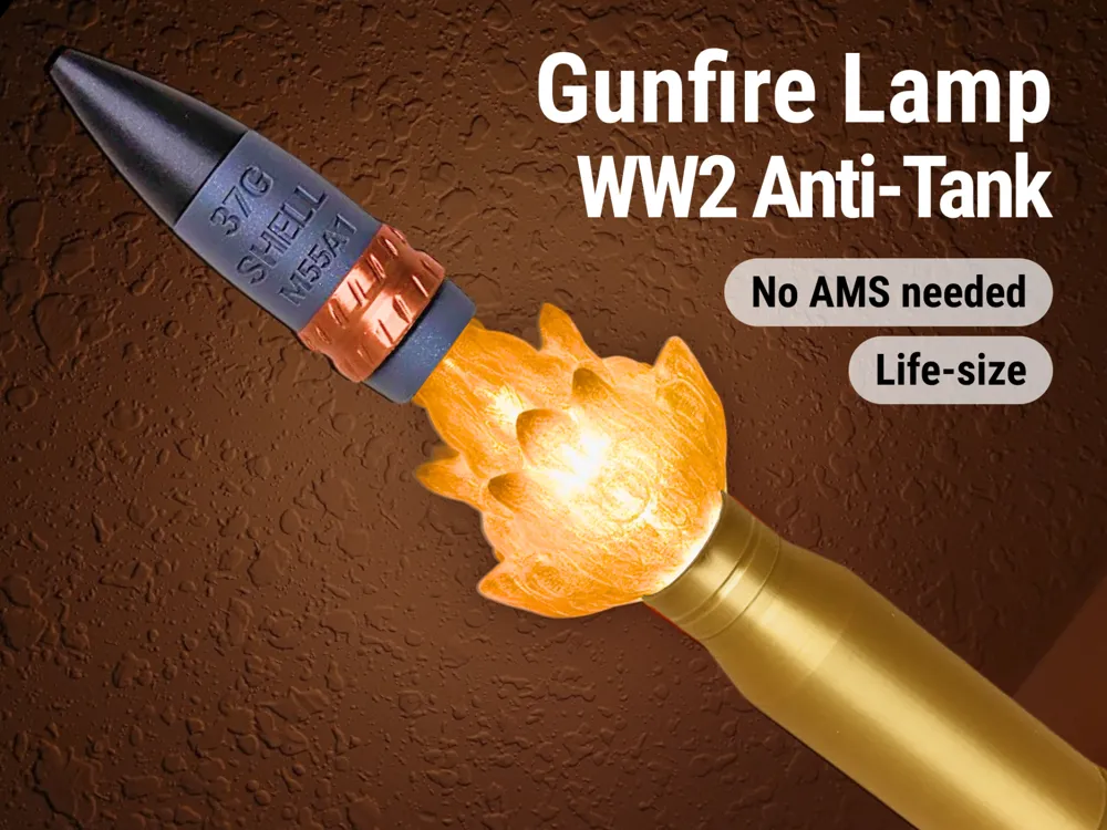 WW2 Anti-Tank Round with Light-up Explosion - Free 3D Print Model ...
